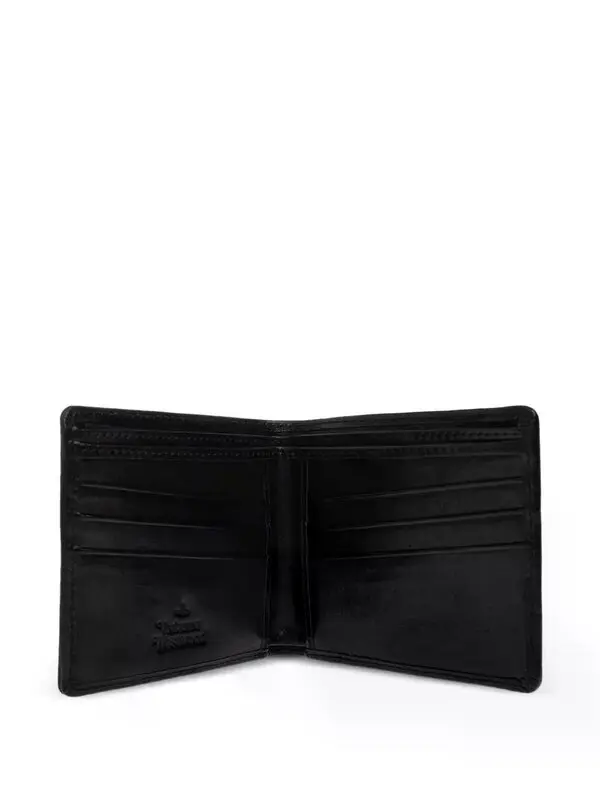 VIVIENNE WESTWOOD Orb-plaque Striped Wallet