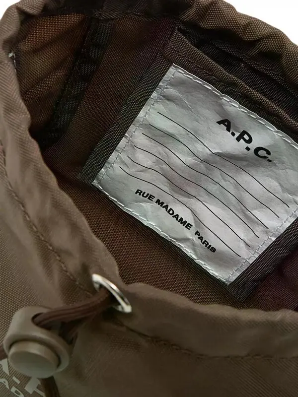 A.p.c. Backstage Drawstring Messenger Bag