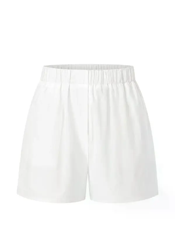 THE FRANKIE SHOP Lui Cotton Shorts - White