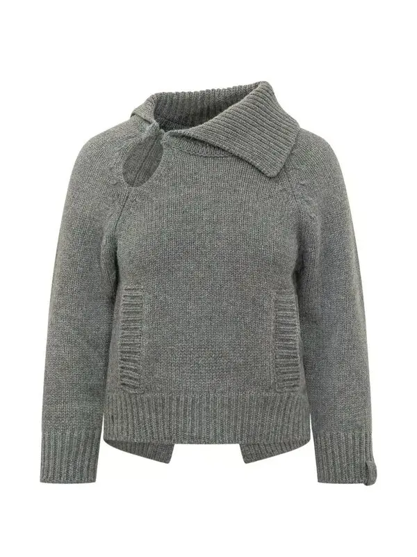 Victoria Beckham Asymmetric Collar Sweater