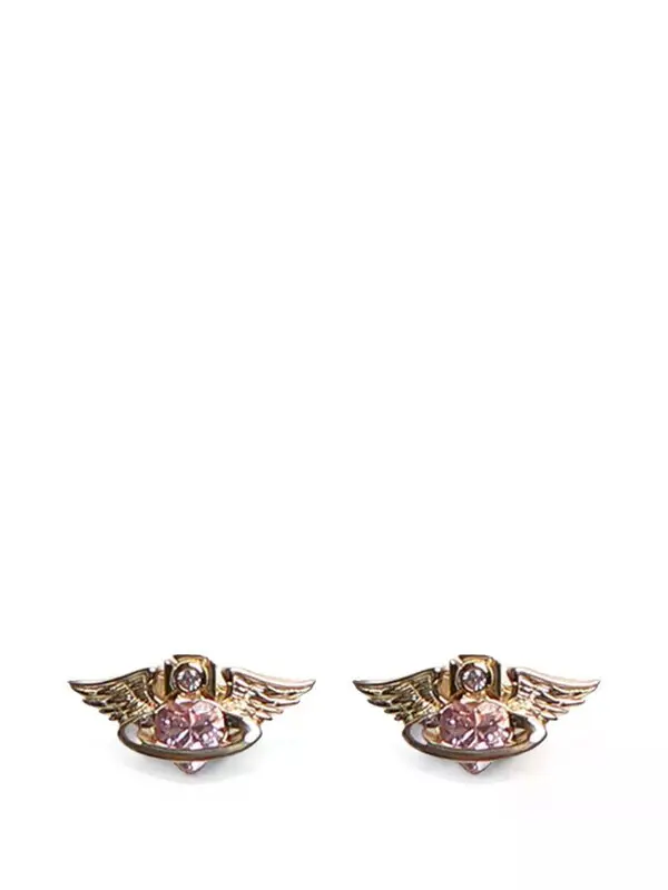 VIVIENNE WESTWOOD Orb Heart Earrings - Gold
