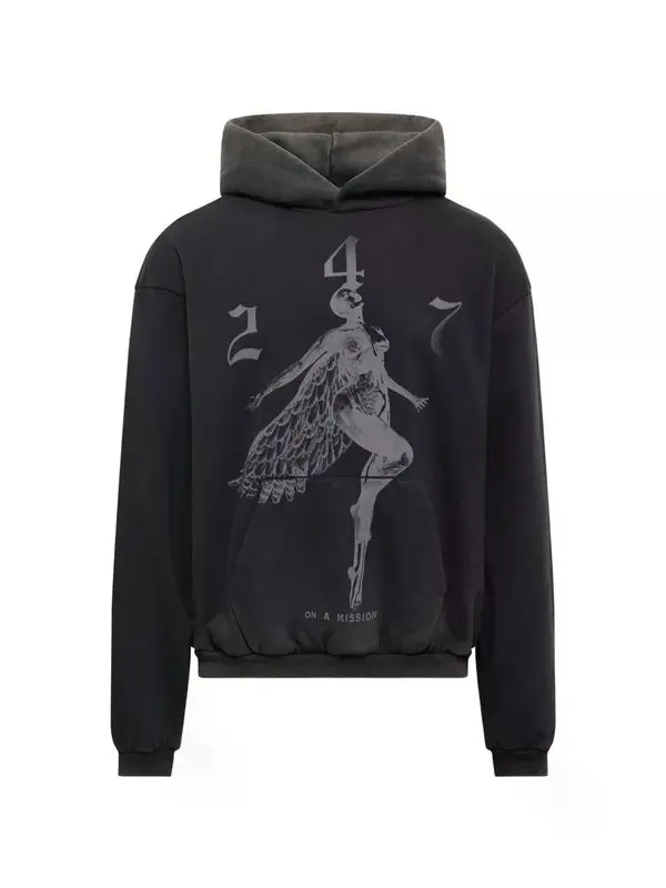 REPRESENT 247 Fallen Angel Graphic-print Hoodie