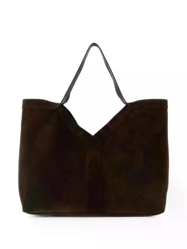 Saint Laurent Large Y-shaped Suede Tote Bag
