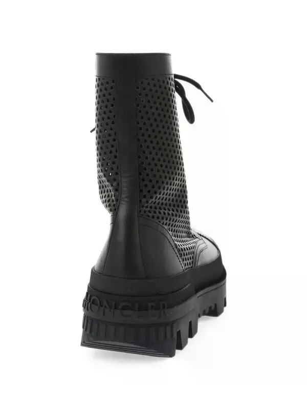 Moncler Carinne Laser-cut Combat Boots