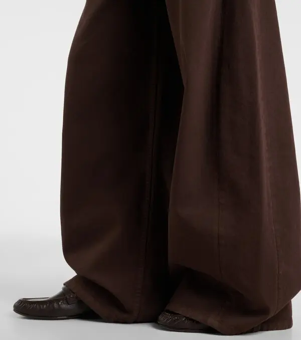 Brunello Cucinelli Monili Wide-leg Jeans - Brown