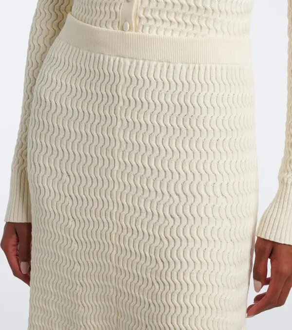 Proenza Schouler Magnolia Knitted Midi Skirt