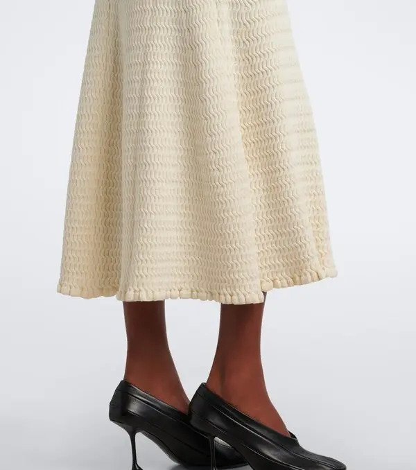 Proenza Schouler Magnolia Knitted Midi Skirt
