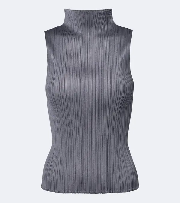 Issey Miyake Basics Sleeveless Top - Grey