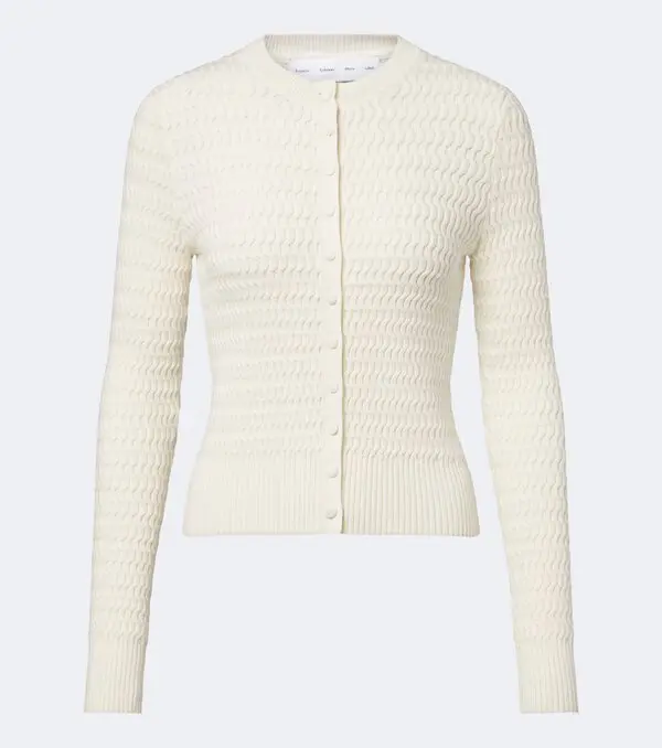 Proenza Schouler Marci Cotton-blend Cardigan - White