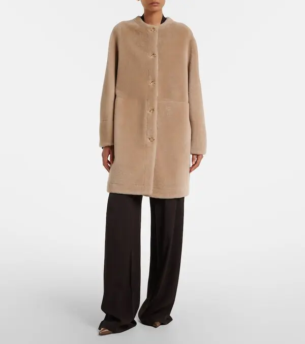 Agnona Shearling Coat