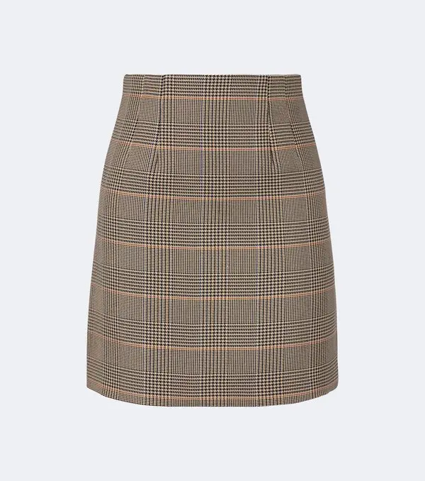 Veronica Beard Roman Houndstooth Miniskirt - Multicoloured
