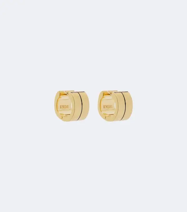 TOTEME Signature -plated Huggie Earrings - Gold