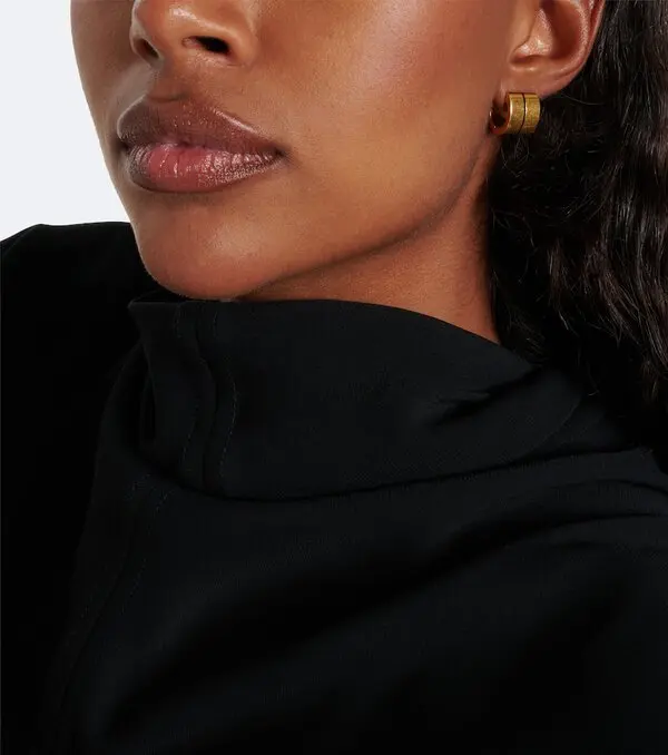 TOTEME Signature -plated Huggie Earrings