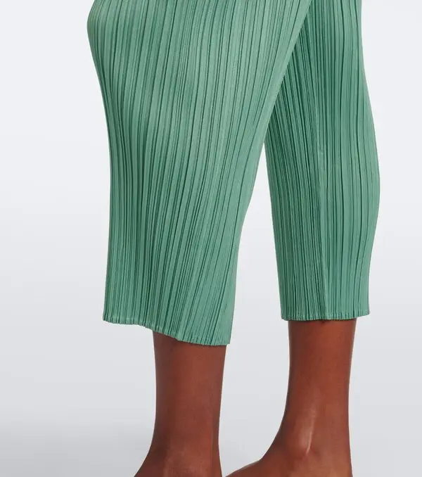 Issey Miyake Monthly Colors: August Pleated Slim Pants