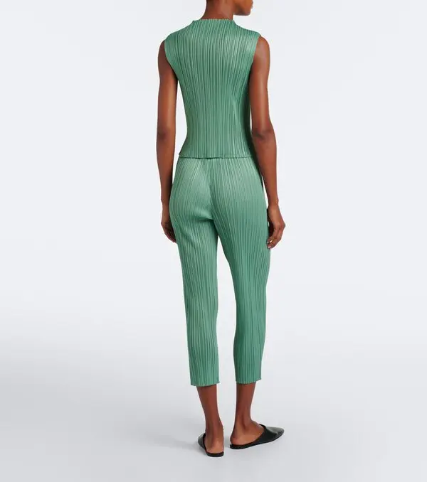 Issey Miyake Monthly Colors: August Pleated Slim Pants