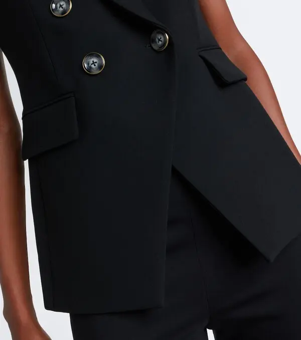 Veronica Beard Miller Double-breasted Vest