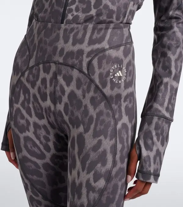 Adidas By Stella McCartney Truepurpose Leopard-print Leggings