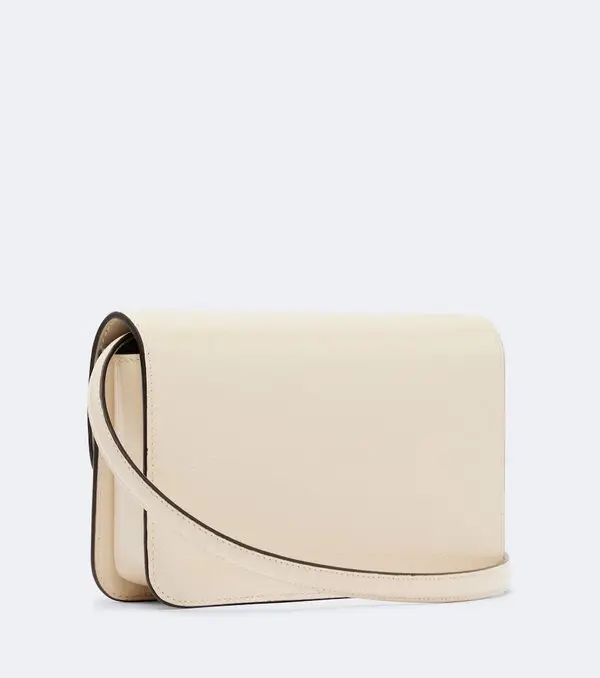 TOTEME T-lock Patent Leather Crossbody Bag