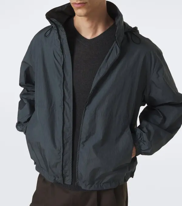 THE ROW Vernus Striped Blouson Jacket