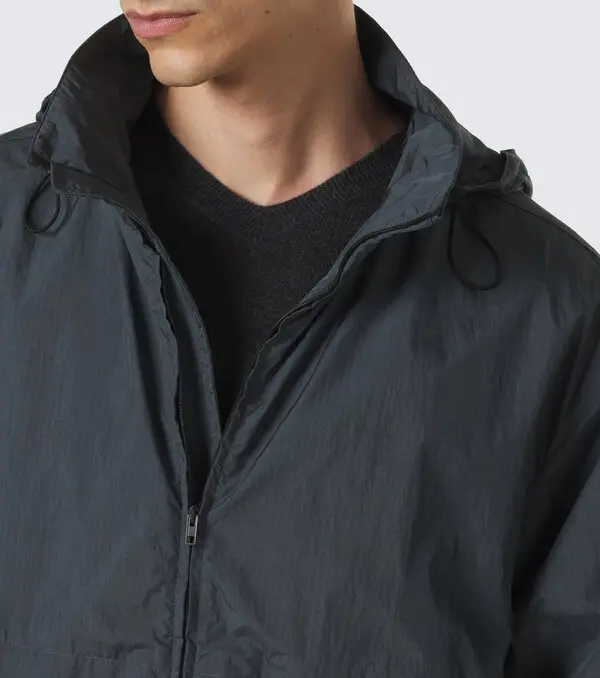 THE ROW Vernus Striped Blouson Jacket