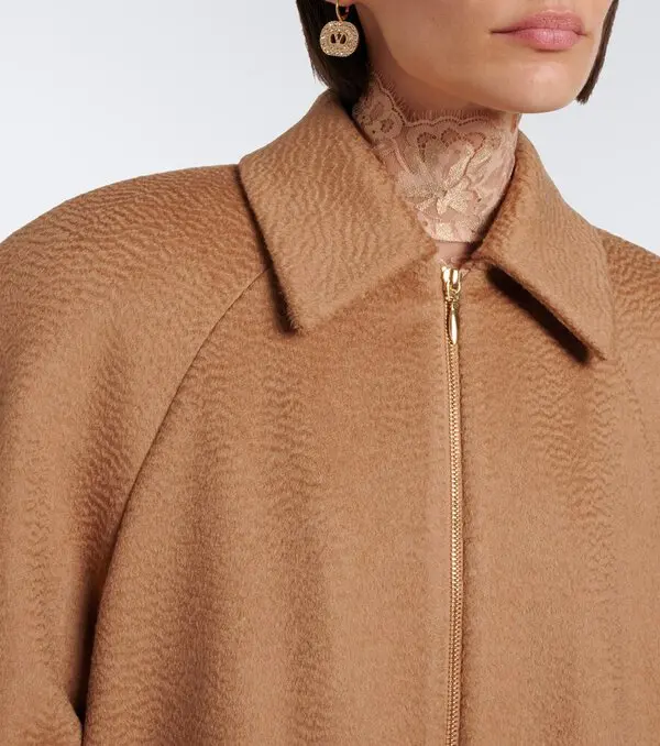 Valentino Garavani Camel Blouson Jacket