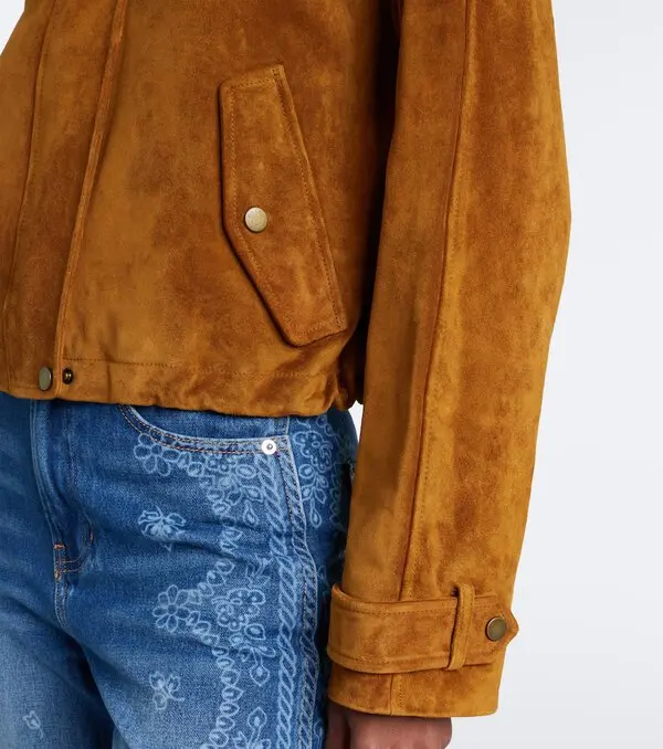 Veronica Beard Bateman Suede Jacket