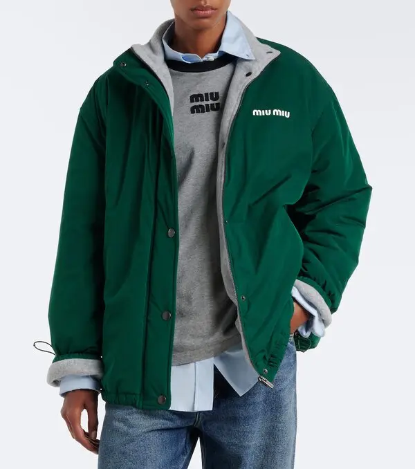 Miu Miu Logo Technical Jacket