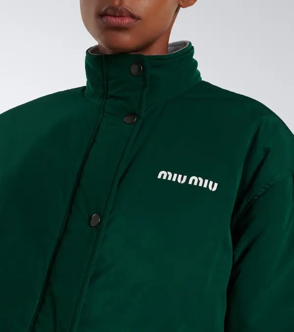 Miu Miu Logo Technical Jacket