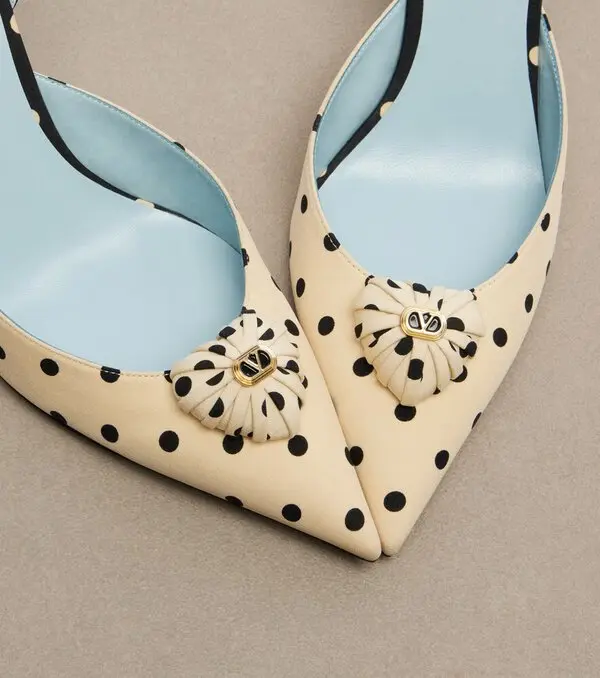 Valentino Garavani Cœur Royal Polka-dot Pumps