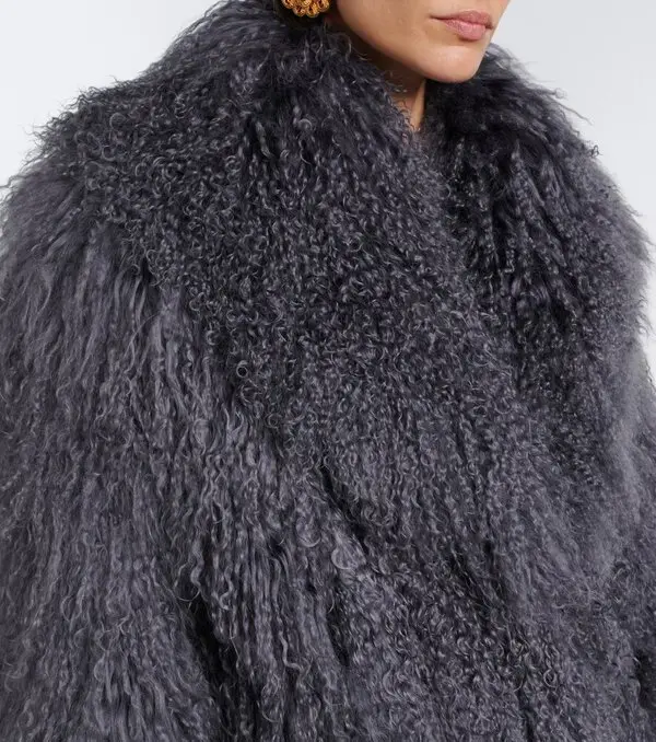 YVES SALOMON Oversized Shearling Jacket