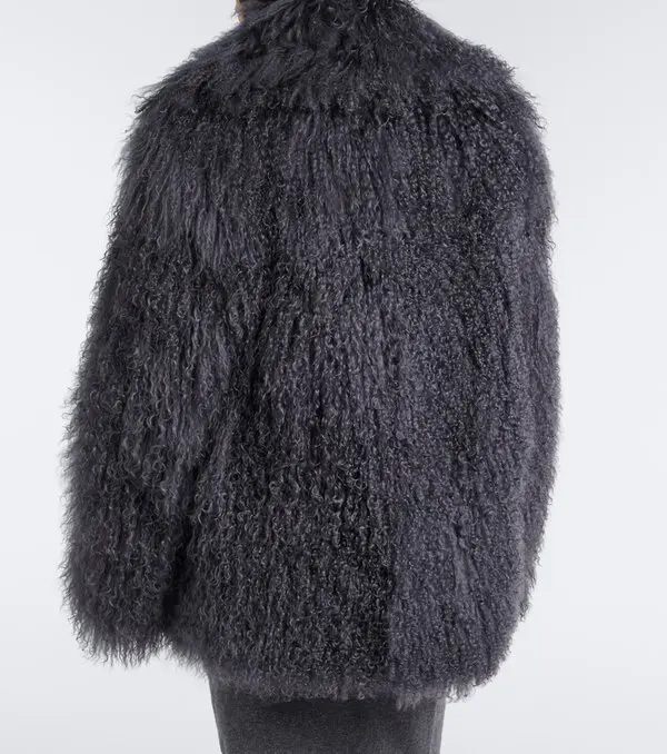 YVES SALOMON Oversized Shearling Jacket