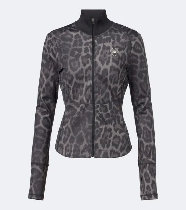 Adidas By Stella McCartney Truepurpose Leopard-print Technical Jacket