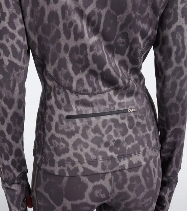 Adidas By Stella McCartney Truepurpose Leopard-print Technical Jacket