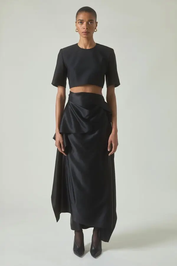 HEIRLOME Rosario Skirt In Satin