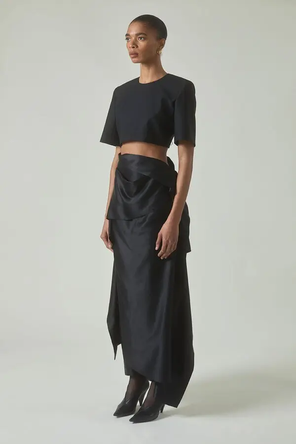 HEIRLOME Rosario Skirt In Satin