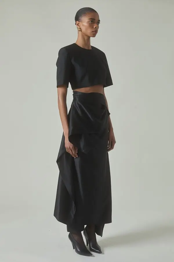 HEIRLOME Rosario Skirt In Satin