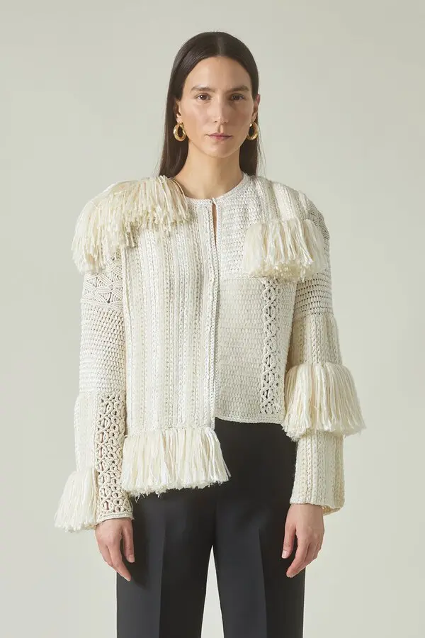 HEIRLOME Quinn Jacket - Ivory/cream