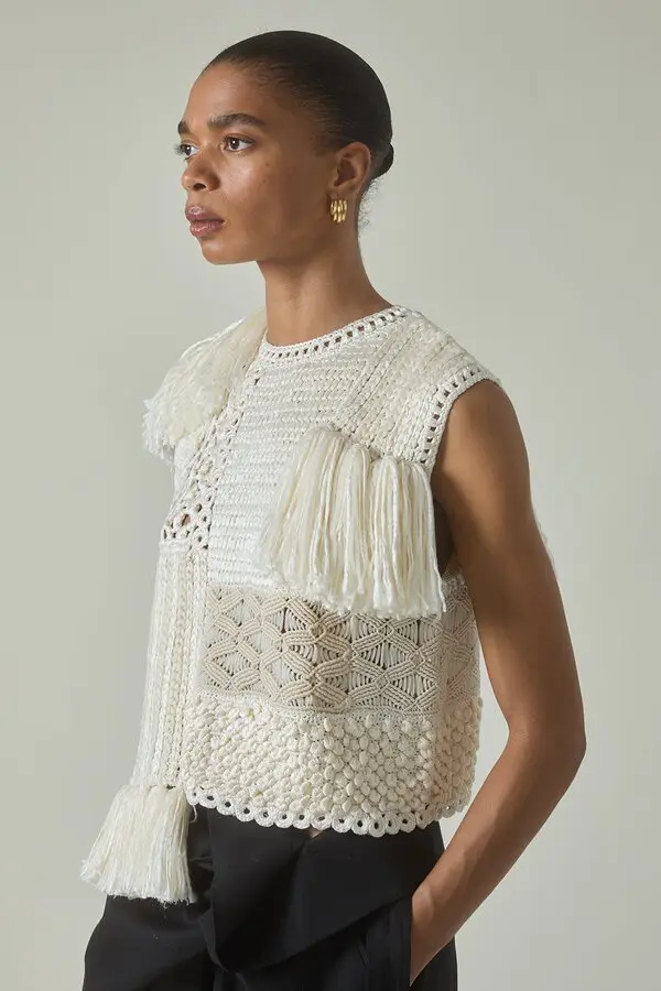HEIRLOME Quinn Top - Ivory/cream