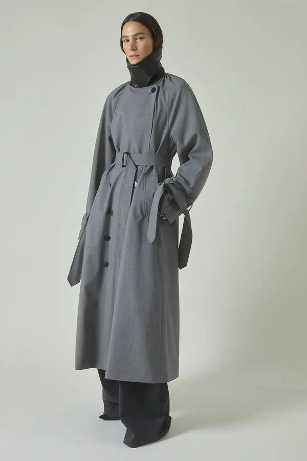 HEIRLOME Sidney Trench Coat - Grey