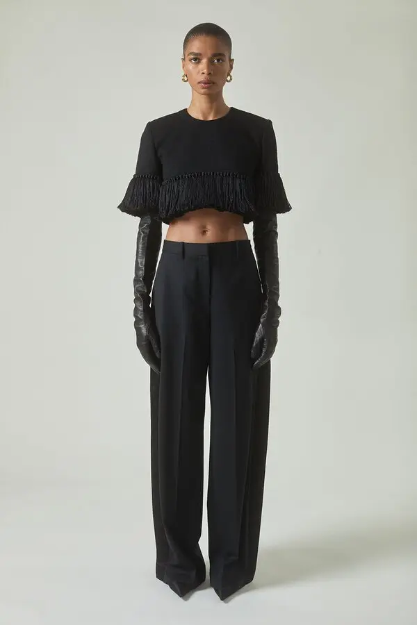 HEIRLOME Valentina Tuxedo Trousers - Black
