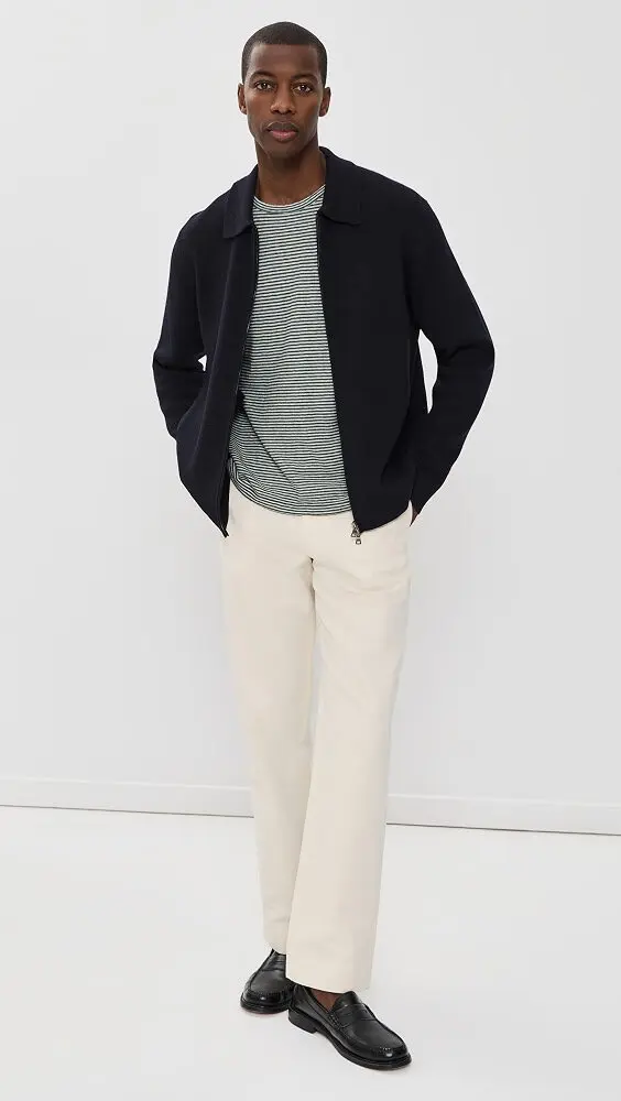 Orlebar Brown Shelby Zip Up Sweater