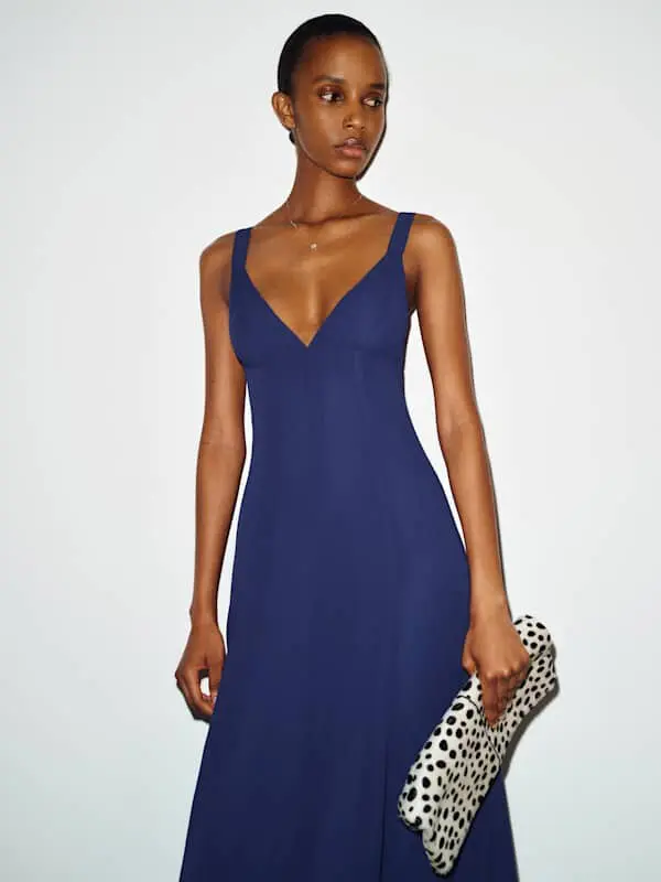 REFORMATION Maribella Dress - Blue