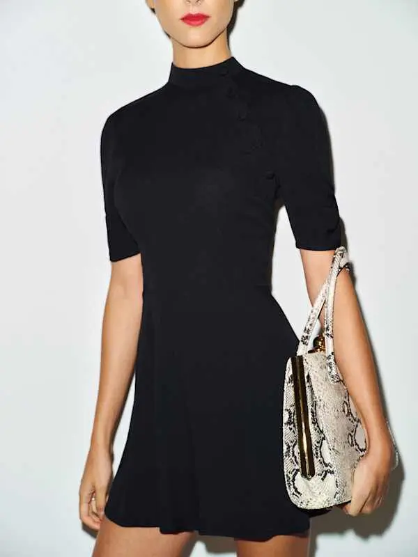 REFORMATION Sonja Dress - Black
