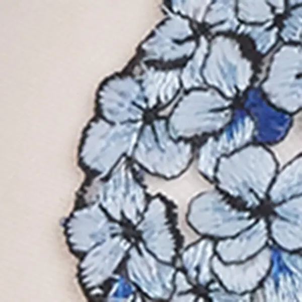 FLEUR DU MAL Silk-blend Hydrangea Garter
