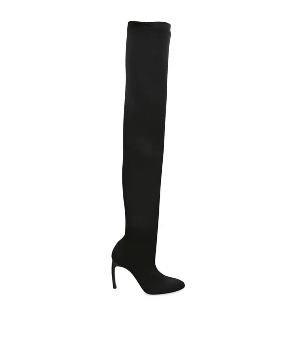 Victoria Beckham Harlow Stretch Boots 100 - Black