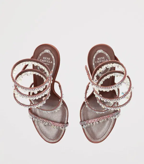 Rene Caovilla Embellished Chandelier Sandals 105