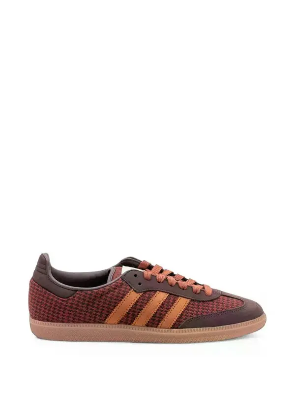 Adidas Samba Og Houndstooth Sneakers - Brown