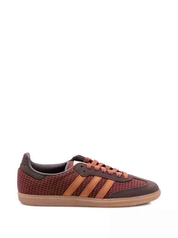 Adidas Samba Og Houndstooth Sneakers - Brown