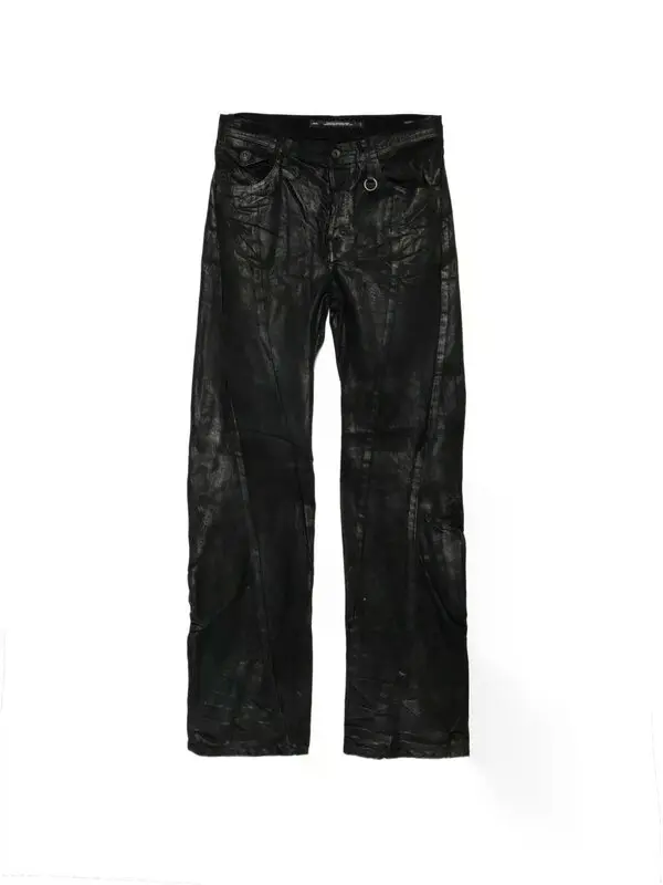 JULIUS Bending Flare Jeans - Black