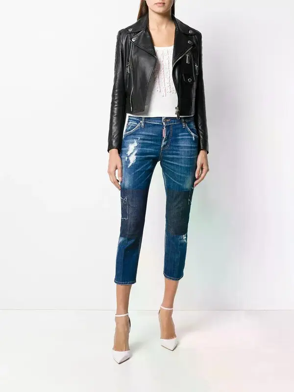 Dsquared2 Slouch Cropped Jeans